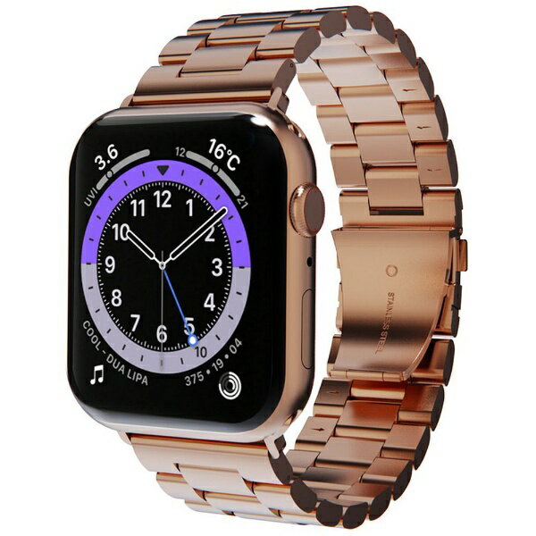 miak「METAL BAND（メタルバンド）」は重厚感のある金属ベルトが、クラシカルでスタイリッシュなApple Watch用バンドです。■クラシカルで気品あるステンレスベルトApple Watchを重厚感のある高級時計のような装いに仕上...