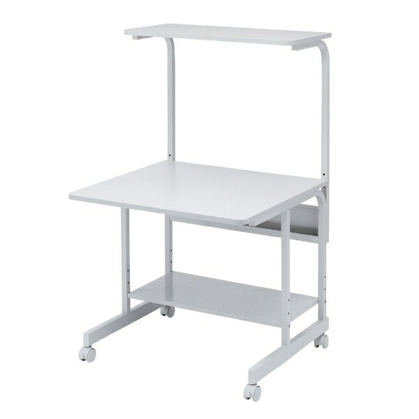 液晶ディスプレイ＋省スペースCPU＋プリンター設置に最適。■木製天板は環境に優しい再生材を使用しており、スチール製よりも優しい手触りです。■上棚は4段階で高さ位置を変えることができます。■背面のバックパネルが横揺れを最小限に抑えます。■ケー...