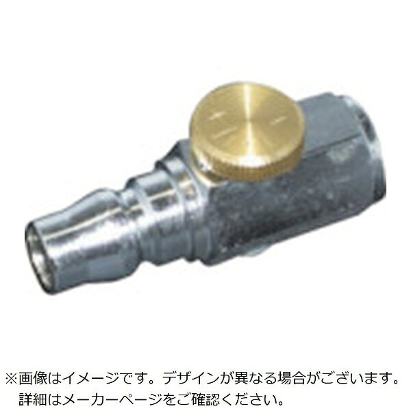 特長■つまみを回すだけで必要に応じ、流体の流量を調整できる流量調整器付きです。用途■工場内のエア配管に。■エア工具のホース接続に。仕様■耐圧力(MPa)：15■相手側取付サイズ：G14■取付サイズ：G14■最高使用圧力(MPa)：15■接続...