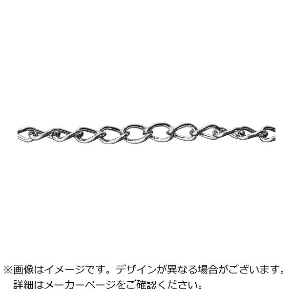 特長■チェーンのリンクを90°ひねったタイプです。用途■パーツとの併用で、転倒防止・連結部品として使用できます。仕様■全長(m)：3■全長(mm)：3000■使用荷重(kN)：0.09■線径d(mm)：1.6■内長P(mm)：5.6■内幅W...