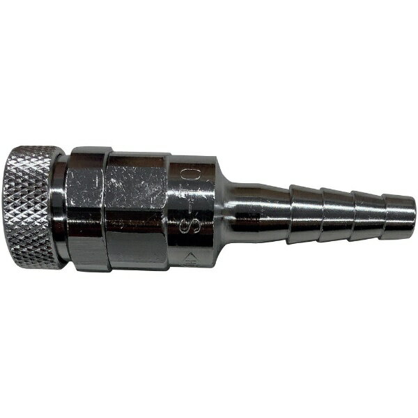 特長■ボールロック方式です。■ミニカプラ(日東工器(株)製)と互換性があります。用途■酸素ホース用。仕様■商品名：酸素用ソケット■適用流体：酸素■接続サイズ：φ8mm■最高使用圧力(MPa)：1■耐圧力(MPa)：3■種別：ソケット材質／仕...