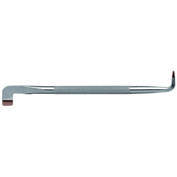 特長■通常のタイプのドライバーでは回すことのできない、スペースの限られた場所での作業に威力を発揮します。■両方の先端部はそれぞれ角度が異なっており(回転方向)、少しづつ回すことも可能です。用途仕様■刃先：［［?］］10、［［?］］10■全長...