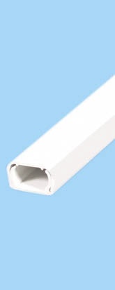 ■材質：ABS樹脂 ■全長：2m ■本体サイズ：2000(H)×16(W)×11(D)mm ■重量：124g ■適合ケーブル： 　・UTP0.5×4P 　・VVF1.6×2心×1条 ■カラー：ホワイト ■テープ付