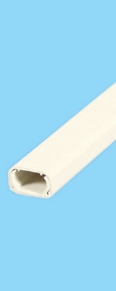 ■材質：ABS樹脂 ■全長：2m ■本体サイズ：2000(H)×16(W)×11(D)mm ■重量：124g ■適合ケーブル： 　・UTP0.5×4P 　・VVF1.6×2心×1条 ■カラー：ミルキー ■テープ付