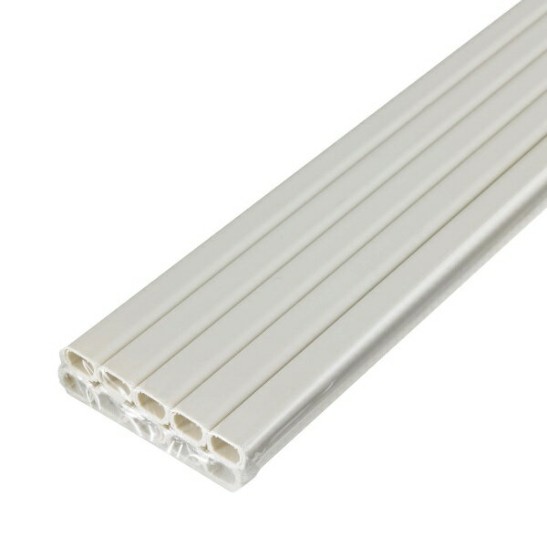 ■サイズ：1号 ■カラー：ホワイト ■テープ付き ■材質：ABS ■長さ：1m ■適用電線：VVF1.6mmX2CX1条 　　　　　　ビニール平行線