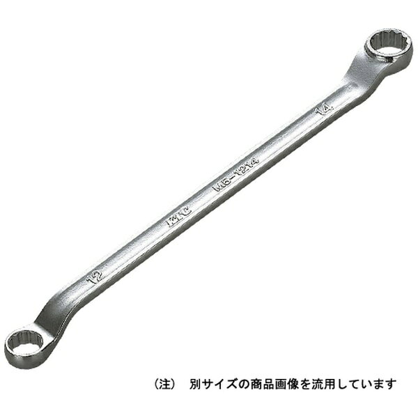 使い勝手がよいKTCのスタンダードメガネレンチです。■六角ボルト・ナットを締め緩めする為のめがねレンチ。■トルク伝達を最大限に発揮できる45度×6度のオフセット角度です。■窪んだ場所のボルト・ナットにも掛かりやすく、ヘッドを裏返しての使用も...