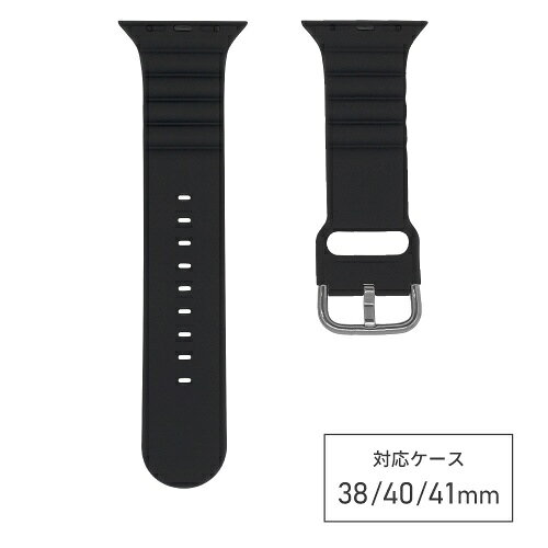 ■波打ったデザインが印象的なスポーツタイプのシリコン製バンド波打つデザインによりピッタリ装着してもある程度バンドが伸び縮みし、手首の圧迫感を軽減します。アクティブなシーンはもちろん、都会的なルックスでどんなシーンでもマッチします。汗水に強い...