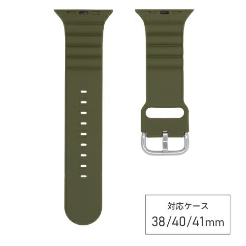 ■波打ったデザインが印象的なスポーツタイプのシリコン製バンド波打つデザインによりピッタリ装着してもある程度バンドが伸び縮みし、手首の圧迫感を軽減します。アクティブなシーンはもちろん、都会的なルックスでどんなシーンでもマッチします。汗水に強い...