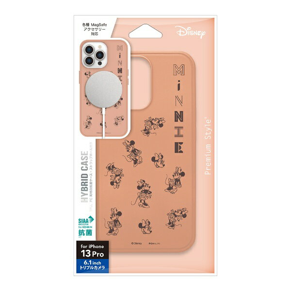 ディズニーキャラクターデザインの各種MagSafeアクセサリーに対応したiPhone 13 Pro用 抗菌ハイブリッドケースです。マグネットリング搭載でMagSafeアクセサリーをピタッと簡単装着。耐久性のあるポリカーボネイトとしなやかなT...