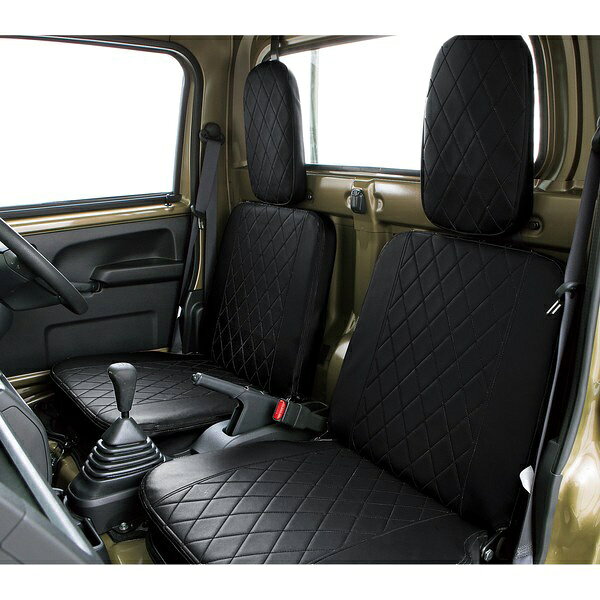 ●優雅なキルティングデザインで車内をゴージャスにドレスアップ●車種専用設計なのでピッタリフィット●適合車種ハイゼットトラック2014年9月〜型式：S500P/S510Pピクシストラック2014年9月〜型式：S500U/S510Uサンバートラ...