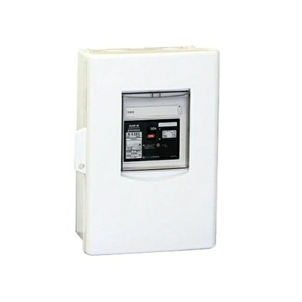 ●定格使用電圧： 100-200V●定格電流： 40A●定格感度電流： 30mA●極数： 3P●素子数： 3E●フレーム： 50AF●最大動作時間： 0.1秒●接続可能最大電線： 22mm2●各種機械、設備の電源用にご使用いただけます。