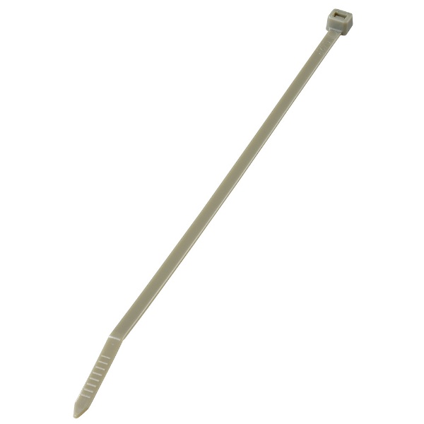 【 特 長 】 ● 屋内外で使用できます 【 仕 様 】 ■ 最大結束径：50mm ■ ループ引張強度：22.6kgf ■ 難燃性（主原料）：UL94V-2 ■ 使用温度範囲：-40℃?85℃ ■ RoHS適合品 ■ サイズ：全長200mm...