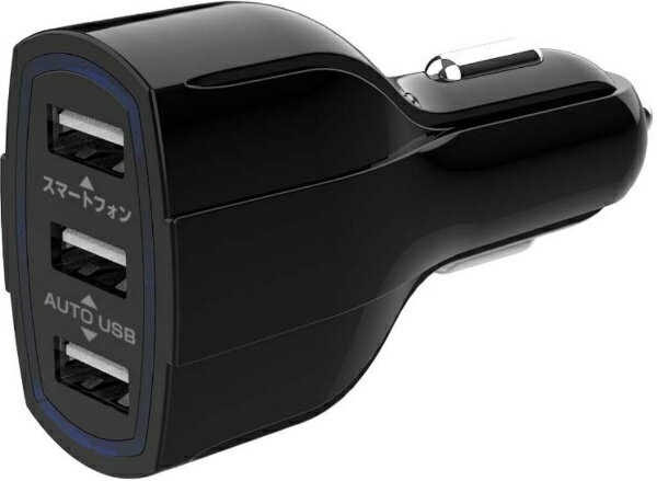 ■USB-A / 3ポート　合計5V/7.2Aのハイパワー出力■接続機器にあわせて最適な充電を行う自動識別IC内蔵（3ポートのうち2ポートで対応）■3ポート同時使用が可能。複数のスマホやタブレットの充電に便利。■通電時に製品の前面パネルが青...
