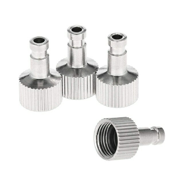 1本のホースで複数のエアブラシを使用するときに、エアブラシを素早く交換できます。