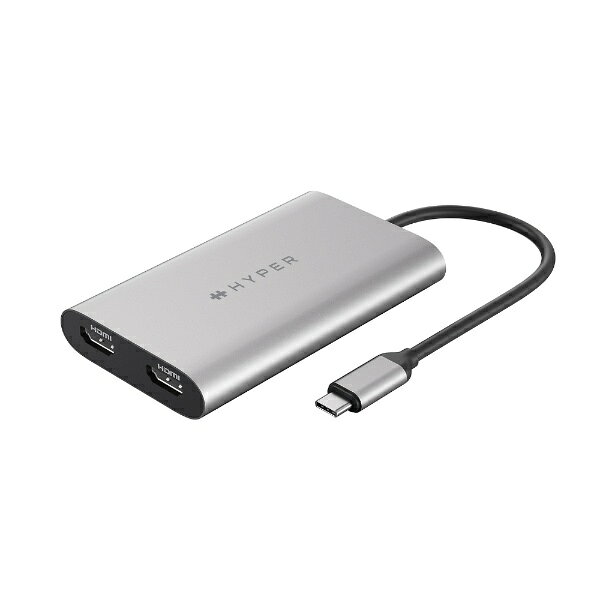 M1チップ搭載MacBookでデュアル4K出力「HyperDrive デュアル4K HDMIアダプタ for M1 MacBook」■デバイスを素早く充電USB-C 100W PD充電ポートによる100Wのパススルー充電で、デバイスをあっと...