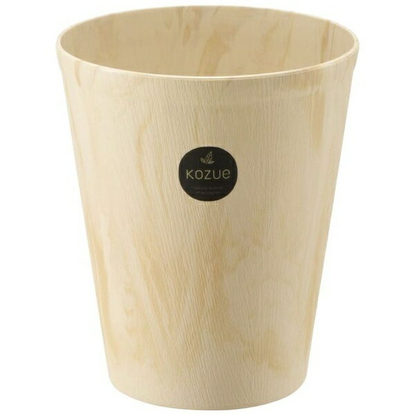 インテリアに馴染むゴミ箱。■木目調の織地がフローリングや和室に調和します。■プラスチック製なので、汚れや水に強くお手入れも簡単！■容量： 4.6L■耐熱温度： 120℃■耐冷温度： -20℃