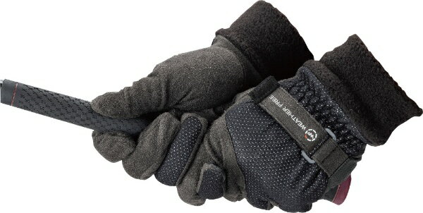 吸湿発熱加工を施した「ベルセイム」を使用。掌と指のしっかりグリップしたいエリアには滑り止め加工を施したLEVOTEX-NS-を使用。甲側には調整機能に優れたマジックベルト装着、フィット感を大幅に高めます。手首部分には保温効果に優れたフリース...