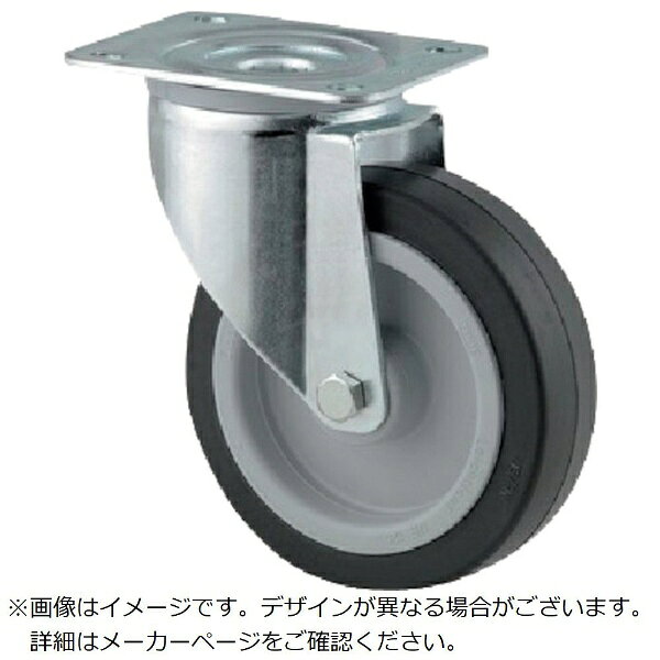 特長■旋回部にはダブルボールレースベアリングを採用しており動き出しがスムーズな上、耐久性にも優れております。用途仕様■許容荷重(daN)：156.8■許容荷重(kgf)：160■車輪径D(mm)：100■車輪幅(mm)：34■取付高H(mm...