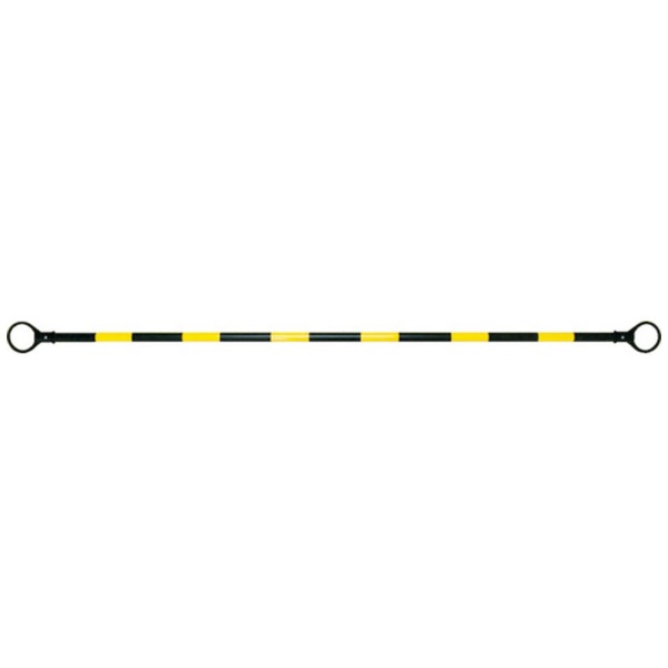 ■リング部をコーンに通すだけで簡単に設置できます。■工事現場や駐車場に。■色： イエロー/ブラック■幅（mm）： 34■長さ（m）： 2.11■反射タイプ（黄色部反射テープ付）