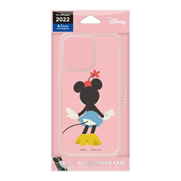 ディズニーキャラクターデザインのiPhone本体の美しさを活かせる耐衝撃設計のiPhone 14 Pro トリプルカメラ用 MagSafe充電器対応 クリアタフケースです。手にフィットするラウンド形状で、ケースの内側はエアークッションを採用...