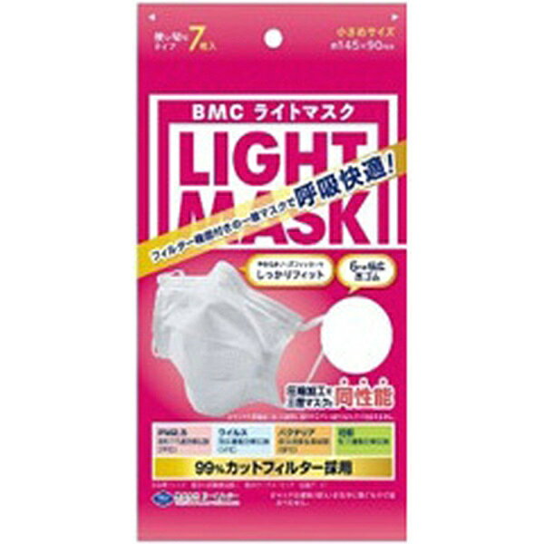 圧縮加工で軽さを実感！呼吸快適！長時間の装着でも耳が痛くなりにくい・99％カットフィルター採用