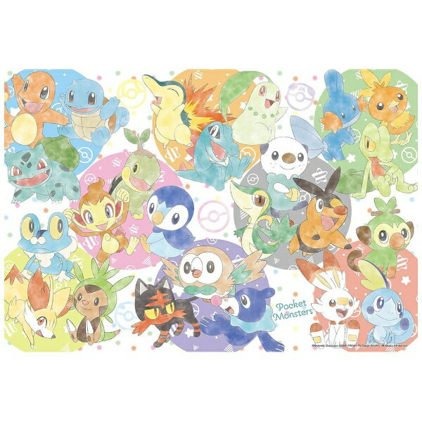 ポケモン新作！【仕様】・ピース数：100ピース・完成時サイズ：38×26cm・対応パネルNo.：3(C)Nintendo・Creatures・GAME FREAK・TV Tokyo・ShoPro・JR Kikaku (C)Pokemon