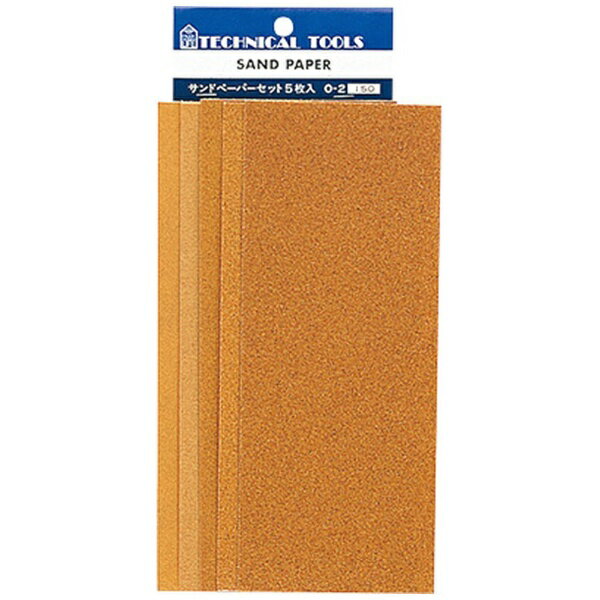 紙ヤスリ5枚のセットです。【セット内容】・＃80・＃100・＃120・＃180・＃240