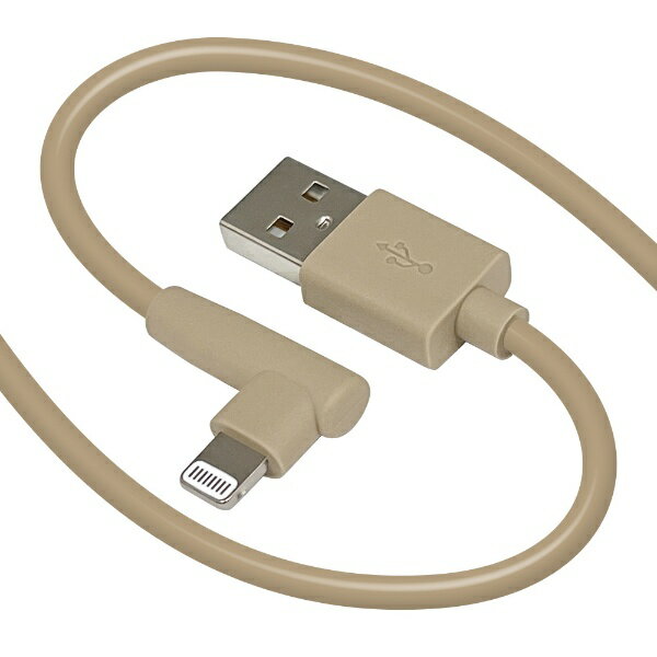 本製品はiPhone・iPod・iPadに対応した充電・通信ケーブル（USB Type-Ato Lightning）です。充電しながらヨコ持ちに最適なL型コネクタです。クセが付きにくく取り回しがしやすい、柔らかいケーブルを採用。丸めやすく絡...