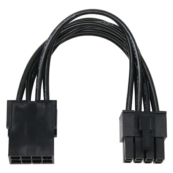頻繁にケーブルを接続し直したり、裏配線をしたりする環境で便利な、短めの延長ケーブルです。■電源ユニットのEPS12Vコネクタ (8ピン) を延長します。■大型ケースでケーブルが届かない場合に役立ちます。■電源ユニット側が4ピンでも接続できま...