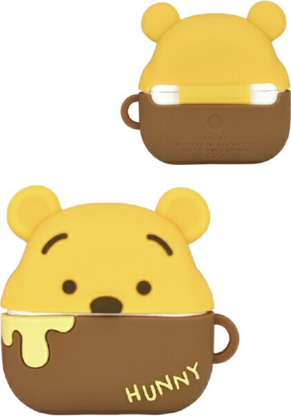 「くまのプーさん」デザインのAirPodsPro(第2世代)対応シリコンケースです。■素材全面を覆うシリコーン素材を用いた、ソフトタイプのケースです。傷を防ぎ、軽微な振動や衝撃から守ります。■ボールチェーン付き持ち運びやすいボールチェーン付...