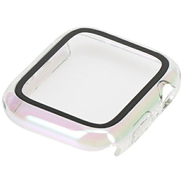 Apple Watch シリーズ用のガラスフィルム一体型 保護ケースです。■Apple Watchの画面と本体をしっかり守る画面部分はキズがつきにくい表面硬度9Hの強化ガラスを採用。サイド部分はポリカーボネート素材により、薄く軽量ながらも、...