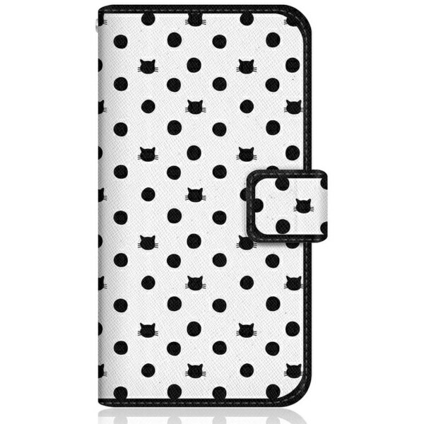 with NYAGOはお洒落でかわいい人気の猫デザインブランド。かさばらないスリム手帳型ケース。■「猫びより」など雑誌やメディアにも多数紹介されました。個性的な可愛いニャンコは超目立ちます！■薄くて使いやすいステッチタイプ手帳型ケースは中芯...