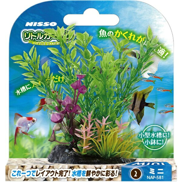 小型水槽に入れるだけで手軽に水槽レイアウトが楽しめます。プランツは小魚、稚魚のかくれがに最適です。