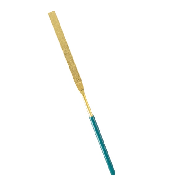 チタンコーティングが施されたダイヤモンドヤスリ■＃600相当の仕上げ向けダイヤモンドヤスリチタンコートの特性はそのままにより仕上げに近い処理が行えるようになりました。