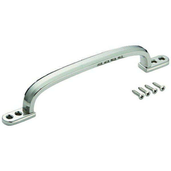 鏡面研磨仕上とサテン仕上の美しいコンビネーション仕上げです。鏡面研磨およびサテン仕上【材質】 ステンレス鋼（SUS303）【質量・質量単位】 278gセット内容・付属品 取付ねじ十字穴付丸サラタッピンねじ4×20（ステンレス鋼）