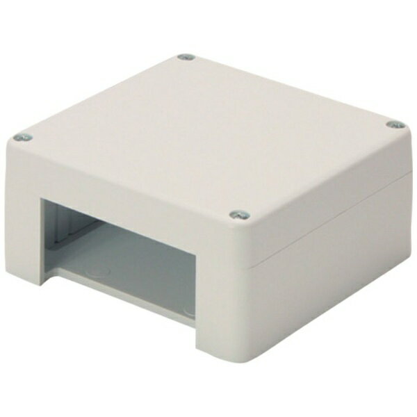 ■複数方向への分岐に使用します。【仕様】・色：クリーム・幅(mm)：130・長さ(mm)：130・高さ(mm)：61.5・開口部幅(mm)：80.5・開口部高さ(mm)：41.5【材質】・ASA／塩化ビニル