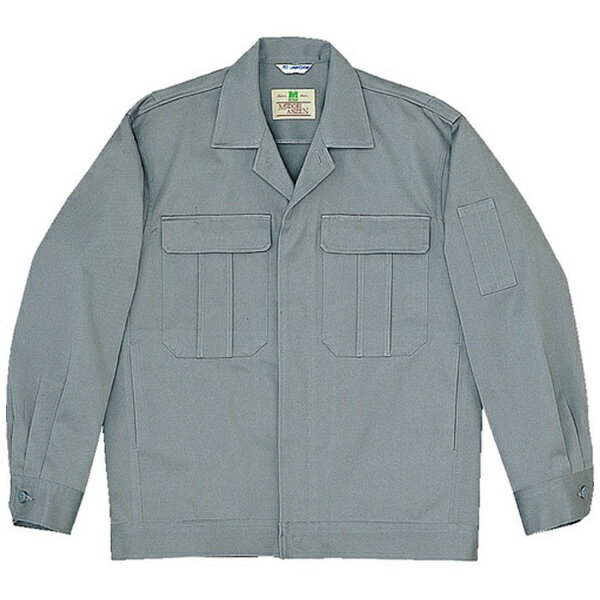 【用途】・建設業。・製造業。・運輸業。・点検・整備。・物流。・引っ越し。・ビルメンテナンス。・清掃。【仕様・規格】・色：グレー・サイズ：L・着丈(cm)：67・胸囲(cm)：112・肩幅(cm)：46・袖丈(cm)：56【材質】・綿100％...