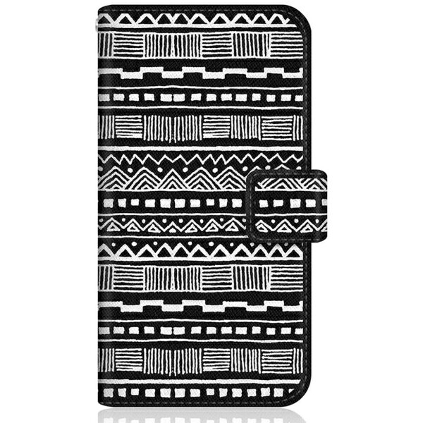 CaseMarket オリジナルのおしゃれなデザインプリントが魅力のオリジナル手帳型ケース。■薄くて使いやすいステッチタイプ手帳型ケースは中芯に特殊素材を採用し『薄さ強さ』を両立。■各機種に専用のカメラ穴が空いており、手帳に装着したままカメ...