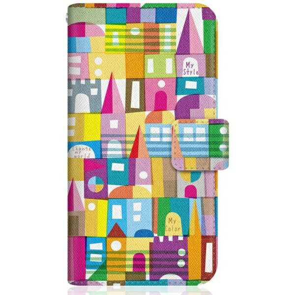 CaseMarket オリジナルのおしゃれなデザインプリントが魅力のオリジナル手帳型ケース。■薄くて使いやすいステッチタイプ手帳型ケースは中芯に特殊素材を採用し『薄さ強さ』を両立。■各機種に専用のカメラ穴が空いており、手帳に装着したままカメ...