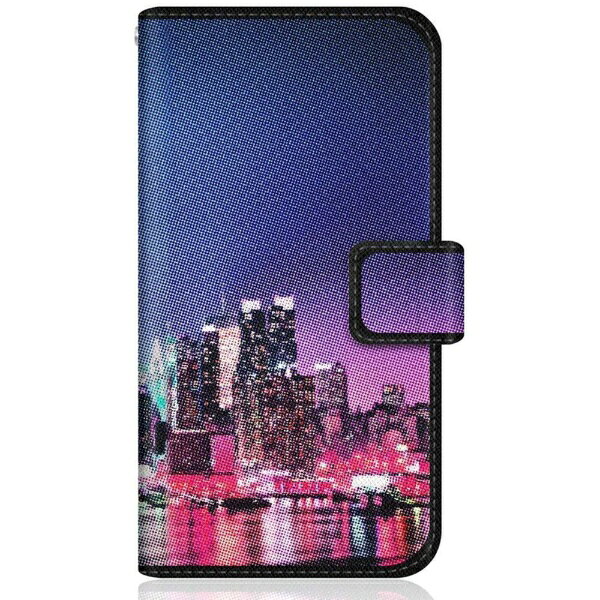 CaseMarket オリジナルのおしゃれなデザインプリントが魅力のオリジナル手帳型ケース。■薄くて使いやすいステッチタイプ手帳型ケースは中芯に特殊素材を採用し『薄さ強さ』を両立。■各機種に専用のカメラ穴が空いており、手帳に装着したままカメ...