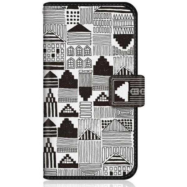 CaseMarket オリジナルのおしゃれなデザインプリントが魅力のオリジナル手帳型ケース。■薄くて使いやすいステッチタイプ手帳型ケースは中芯に特殊素材を採用し『薄さ強さ』を両立。■各機種に専用のカメラ穴が空いており、手帳に装着したままカメ...