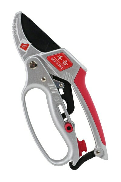 生木の剪定、整枝作業。 機能1 ワンタッチでラチェット機能のオンのオフが切替られます。 機能2 太い枝の切断、細い枝の連続切断等、シーンに合わせて使い分けが可能です。 仕様1 ●生木切断目安：20mm。 仕様2 ●サイズ：約205mm。 仕...