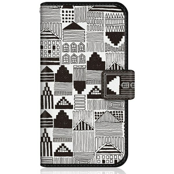 CaseMarket オリジナルのおしゃれなデザインプリントが魅力のオリジナル手帳型ケース。■薄くて使いやすいステッチタイプ手帳型ケースは中芯に特殊素材を採用し『薄さ強さ』を両立。■各機種に専用のカメラ穴が空いており、手帳に装着したままカメ...