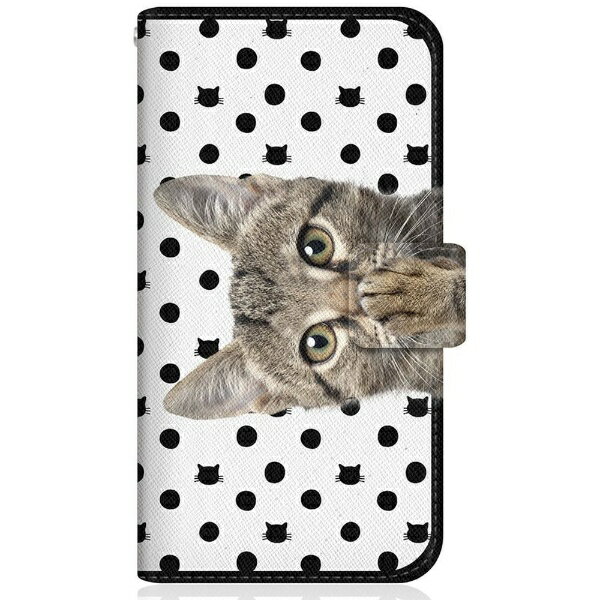 with NYAGOはお洒落でかわいい人気の猫デザインブランド。かさばらないスリム手帳型ケース。■「猫びより」など雑誌やメディアにも多数紹介されました。個性的な可愛いニャンコは超目立ちます！■薄くて使いやすいステッチタイプ手帳型ケースは中芯...