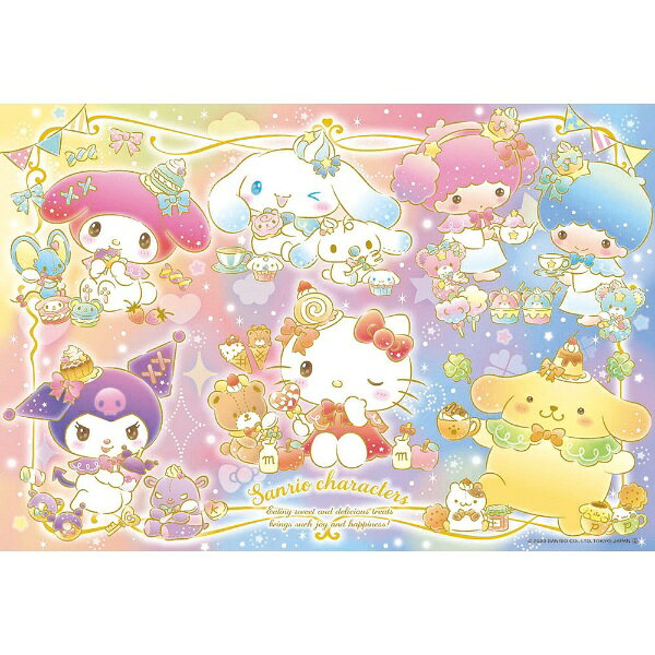 人気のサンリオキャラクターズ！【仕様】・ピース数： 150ピース・完成時サイズ： 380×260mm・対応パネルNo．： 3（C）2022.SANRIO CO.，LTD.