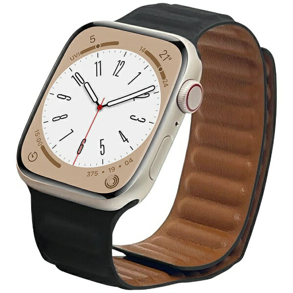 Apple Watch（49/45/44/42mm）専用のバンドです。ポリウレタン、マグネット、ステンレス素材のバンドです。マグネットで簡単に長さの調節ができます。（バンドの長さは140〜210mmの間で調節可能）本製品にはマグネットを使用...