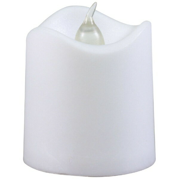 ろうそくのゆらめきをLEDで再現！点灯時間 約2時間 ※付属のテスト電池を使用した場合ボタン電池（AG10）3個付※電池交換可（LR1130使用可）