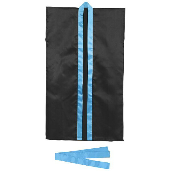 肌触りがよく、光沢のあるサテン製のロングハッピ!