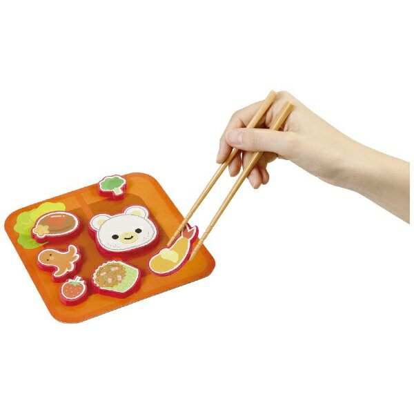 おはしを使っておかずをつめてお弁当作り！