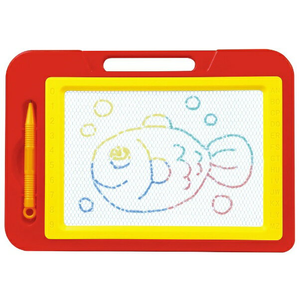 1本のペンでカラフルな絵がかけるおえかきボード!※絵を消すレバーは裏面にあります。 ※色の指定はできません。色取り混ぜ